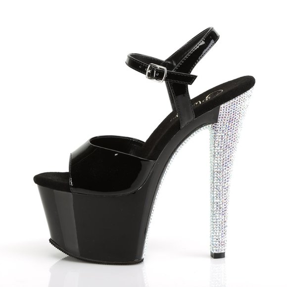 Pleaser | Shoes | Pleaser Sky 39chrs Black Platform Heels With ...